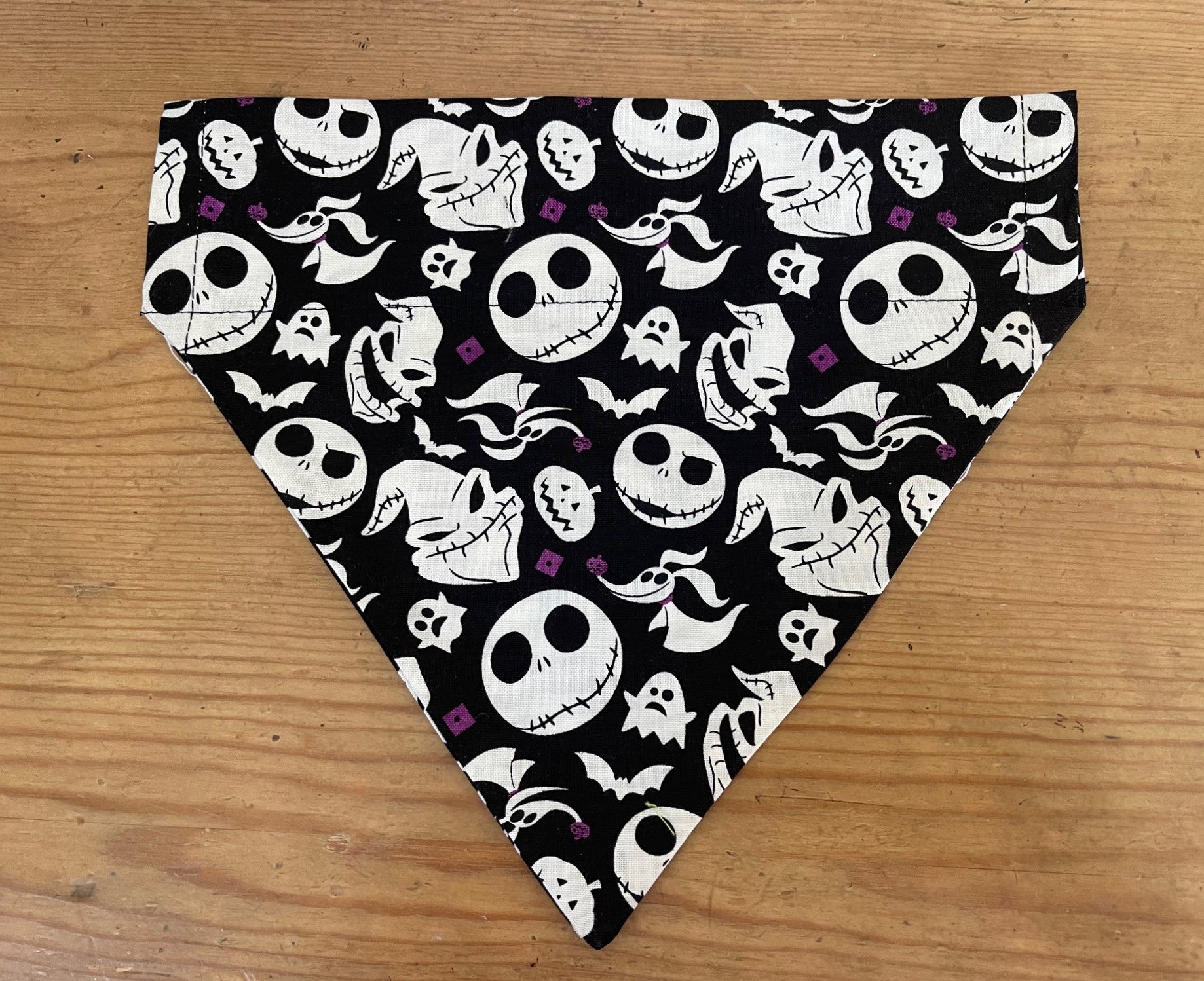 Nightmare Before Christmas Jack Zero fabric Cat and Dogs Bandana Easy ...