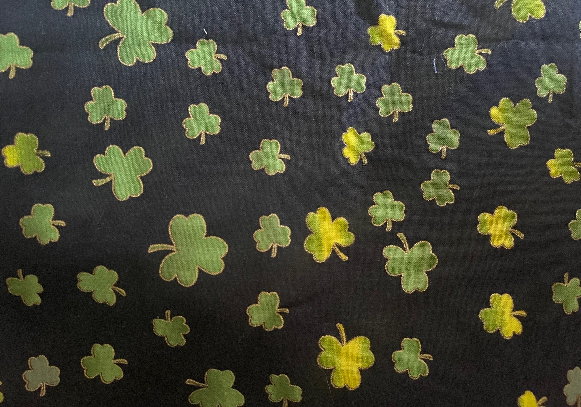 St. Patrick's Day Shamrock Black Unisex Medical Surgical Scrub Caps Me ...