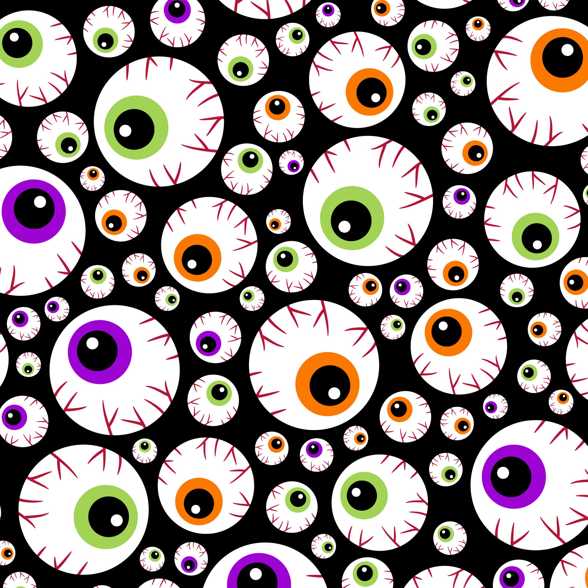 Halloween Medical Scrub Top Scary Eye Balls Unisex Style for Men & Wom ...